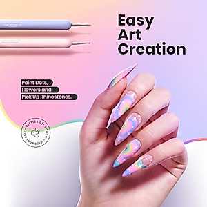 Beetles Nail Art Brushes Set Gel Polish Nail Art Design Pen Painting Tools with Nail Extension Gel Brush Builder Nail Gel Brush Nail Art Liner Brush and Nail Dotting Pen Salon at Home Diy Manicure