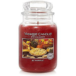 Be Thankful - 22 Oz Large Jar Yankee Candle