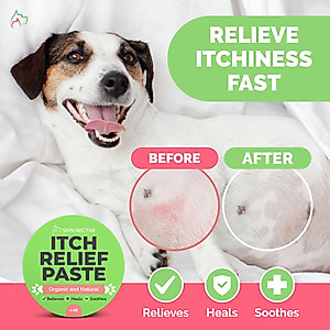 Skin Nectar - Natural Itch Relief for Dogs & Cats - Soothing Pet Skin Repair Balm - - Heals Hot Spots, Dry Skin, Paw Pads - Veterinarian Formulated with Natural and Organic Ingredients