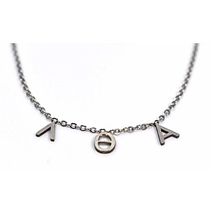 Sorority Shop Lambda Theta Alpha Necklace — LTA Name Necklace, Stainless Steel Sorority Gifts Necklace, Long-Lasting Lambda Theta Alpha Gifts for Women