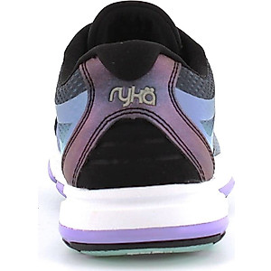 Ryka Women's Devotion Plus 2 Walking Shoe, Black/Purple, 10 Wide US