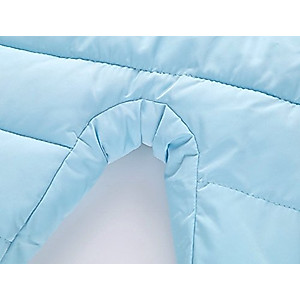 Happy Cherry Newborn Baby Boys' Winter Romper Thick Jacket Waterproof Bodysuit Warm Puffer Outerwear Blue 3-6 Months