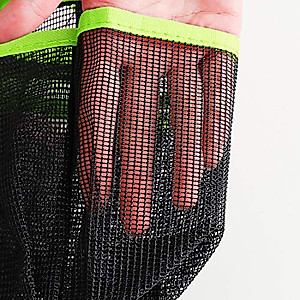 uxcell Portable Caddy with 7 Mesh Storage Pockets, Quick Dry Shower Tote Bag Oxford Hanging Toiletry and Bath Organizer for Shampoo, Conditioner, Soap Other Bathroom Accessories, Green