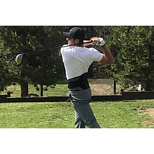 Comfort Compression Back Brace, Medium (M fits waist circumference of 33"-39") Black Lower Back brace -Clinically Proven to help and support your Active Life style and reduce pain