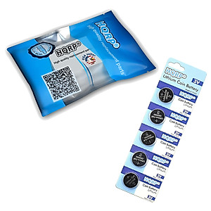 HQRP 10-Pack CR2032 3-Volt Lithium Cell Battery CR2O32 CR2032L