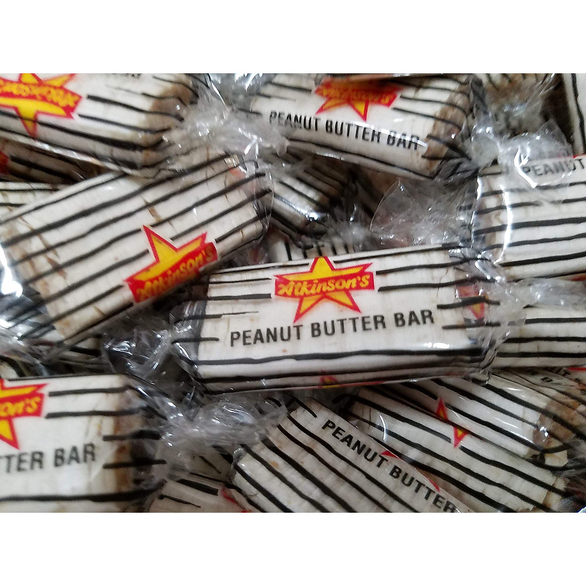 Peanut Butter Bars - Delicious Individually Wrapped 1.5 lbs Bulk Frosted Coated Candy
