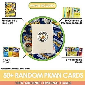 Littleroot Games Ultra Rare Card Collection - 50 Total Cards! 5 Holo Cards, 3 Rare Cards, and 1 Ultra Rare Card!