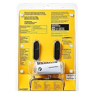 DEWALT DXFRS800 2 Watt Heavy Duty Walkie Talkies - Waterproof, Shock Resistant, Long Range & Rechargeable Two-Way Radio with VOX (2 Pack)