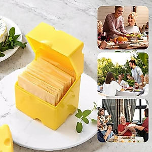 Sliced Cheese Container for Fridge,Plastic Slice Cheese Container with lid,Sliced Cheese Saver Keeper,Butter Block Cheese Slice Storage Box,Dishwasher-Safe,BPA Free – Keeps Cheese Fresh (1pc)