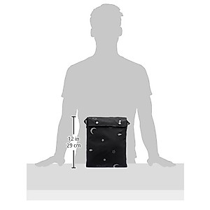 Amazon Basics Portable Window Blackout Curtain Shade with Suction Cups for Travel, Kids, and Baby Nursery - 50" x 78", Moon & Stars - 1-Pack