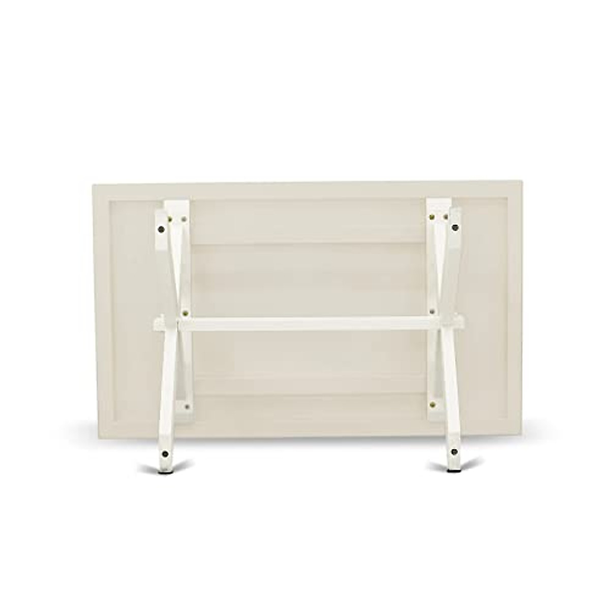 East West Furniture X026VE005-7 Dining Table Set, 7-Piece