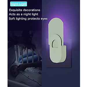 Flying Insect Trap, Fruit Fly Traps for Indoors, Plug in Gnat Traps for House Indoor Safe Non-Toxic UV Light Attractant Insect Traps Indoor with 10 Sticky Pad for Flies, Gnats, Moths, Mosquitoes