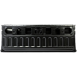 HECASA Rear Tailgate Shell Compatible with 2010-2022 Dodge Ram 1500 2500 3500 Replacement for CH1900129 Truck Tail Gate Primered Steel Black