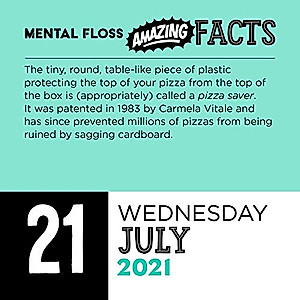 Amazing Facts from Mental Floss 2021 Day-to-Day Calendar: Fascinating Trivia From Mental Floss's Amazing Fact Generator