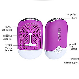 JUMP USB Mini Fan Air Conditioning Blower for Eyelash Extension (Pink)