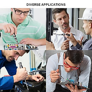 32-in-1 Precision Screwdriver Set, Mini Screwdriver Set Tool Kit, Non-Slip Handle Magnetic Screwdriver Set for DIY Enthusiasts, Screwdriver Bit Set for Computer, Laptop, Phone, Watch, Electronic