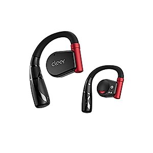 Cleer Audio ARC II Sport Bluetooth 5.3, Open Ear Headphones for Android & iPhone, Wireless Earbuds, 35hr Battery Life, IPX5 Water Resistant, Dual 16.3mm Drivers with Multipoint Connectivity Black