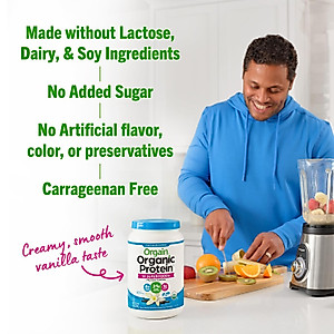 Orgain Organic Vegan Protein Powder + Superfoods Powder Bundle (2.03 Lb + 2.02 Lb)