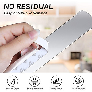 Double Sided Tape Heavy Duty, 164ft Waterproof Mounting Adhesive Tape, Removable Tape for Walls, Poster, LED Strip, Car Trim, Home/Office Decor, Craft Project, Made of 3M Tape, White (164ft x 0.39in)