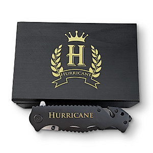 Customized Survival Knife, Classic Multi-Tool Knife, Best Personal Safety Survival Gear,'Hurricane' Personalized Knife