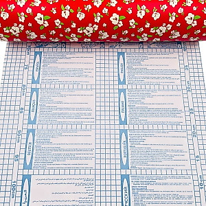 Yifely Vintage Red Shelving Paper Peel & Stick Floral Shelf Liner Countertop Drawer Sticker Redo Old Locker 17.7 Inch by 9.8 Feet