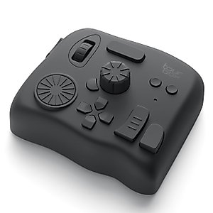 TourBox Elite, Upgraded Bluetooth Controller for Video Photo Editing, Color Grading, Illustration FCPX Premiere Davinci Resolve Adobe Photoshop Lightroom Capture One Illustrator After Effects Keyboard
