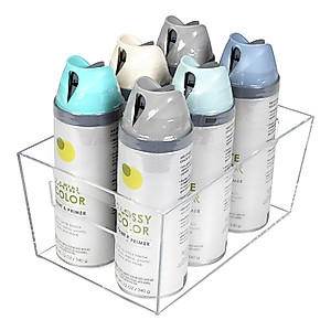 Richard Homewares Clear Plastic Storage Bins for Kitchen Cabinet, Pantry, Bathroom Organizer-Makeup Holder Closet Containers with Handles for Toys and Shoes. 10.1 x 6.81 x 4.64. Pack of 3