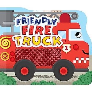 Friendly Fire Truck - Touch and Feel Board Book - Sensory Board Book