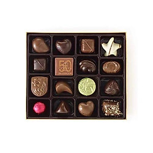 Godiva Chocolatier Assorted Chocolate Gold Gift Box, Valentine's Day Ribbon, 19 pc.