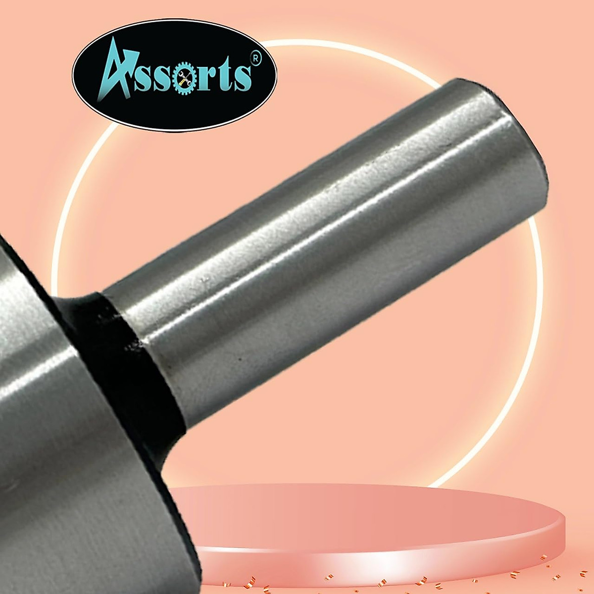 Annular Cutter 1/2" Shank Tool Steel Holder (Hard & Ground) with Lock Screw- Accepts/Suit 19 mm Shank rota broaches (OAL - 75 mm)