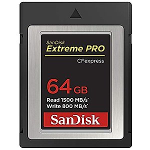 SanDisk 64GB Extreme PRO CFexpress Card Type B - SDCFE-064G-GN4NN