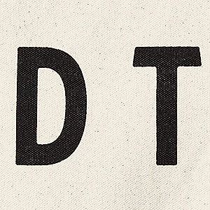 Santa Barbara Design Studio Tote Bag Hold Everything Collection Black and White 100% Cotton Canvas with Genuine Leather Handles, Large, Road Trip