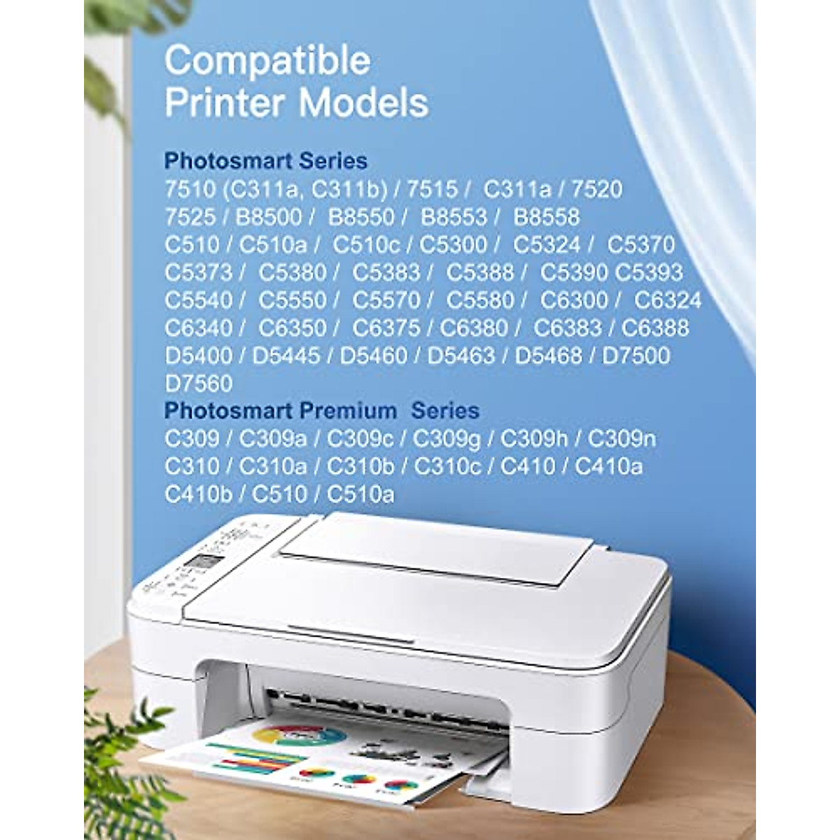 GPC Image Compatible Ink Cartridge Replacement for HP 564XL 564 XL Compatible with DeskJet 3520 3522 Officejet 4620 Photosmart 5520 6510 7520 7525 Printer (4 Photo Black)