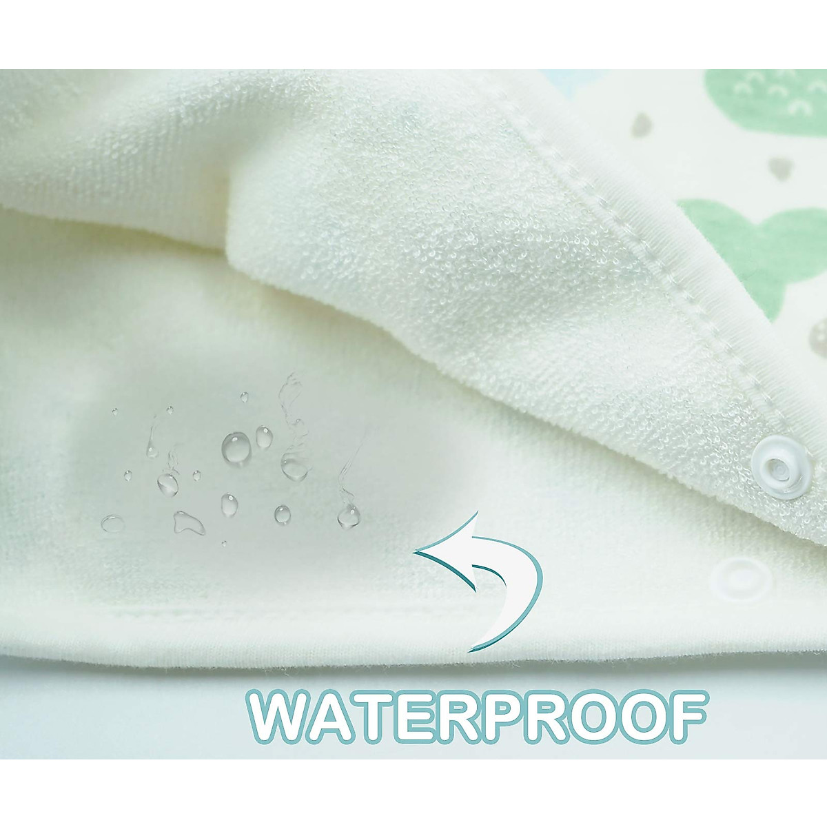 Happy Cherry Diaper Skirts for Baby Boy and Girl Toddler Cotton Diaper Cover Washable Leakproof Training Pants 0-4T