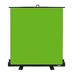 Upgrate EMART Green Screen, 61 x 72in Collapsible Chroma Key Panel for Background Removal, Portable Retractable Wrinkle Resistant Chromakey Green Backdrop with Auto-Locking Frame, Aluminum Hard Case