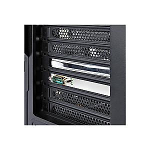 StarTech.com 1-Port PCI Express Serial Card, PCIe to RS232 (DB9) Serial Interface Card, PC Serial Card, 16C1050 UART, Standard/Low Profile Brackets, COM Retention, Windows/Linux, TAA