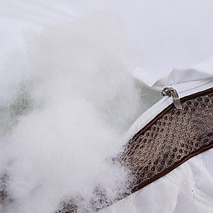 TBGFPO Long Neck Pillow Bed Sleeping Pillow Relieve Cervical Fatigue Shoulder Pain Pillow Filling Core Cotton Embroidery