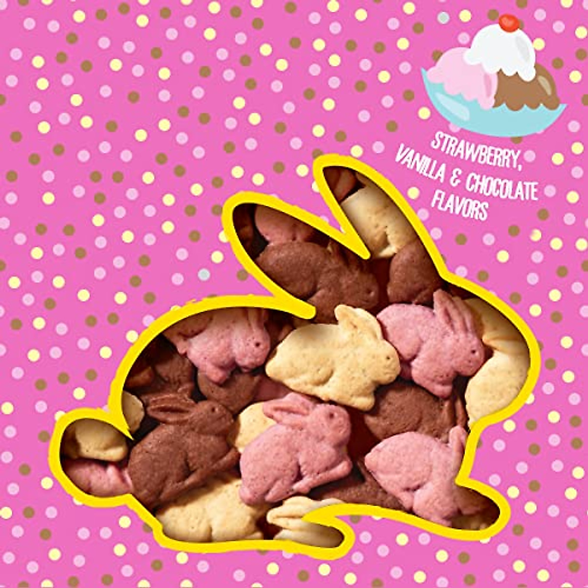 Annie's Organic Bunny Grahams Snacks, Neapolitan, 7.5 oz.
