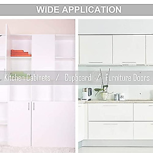 Double Elite 1/2" Overlay Satin Brushed Nickel Cabinet Hinges 25 Pairs(50Pcs),Self Closing Hinges for Kitchen Cabinet/Cupboard/Furniture Doors,Silver Kitchen Cabinet Door Hinges with Upgraded Screws