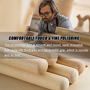 WOGOD 5A Drum Sticks Maple Drumsticks (Two pair)