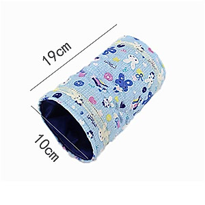 NEISHUI Hamster Channel Hedgehog Tunnel Toy Winter Guinea Pig Warm Tube Gerbil Rat Playing Hideout Bed for Small Pet Animal
