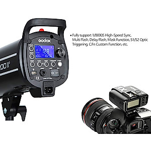 GODOX QT1200IIM Studio Strobe Flash Light 1200W Professional Photography Studio Lights Monolight Modeling Lamp for Studio Portrait Photography