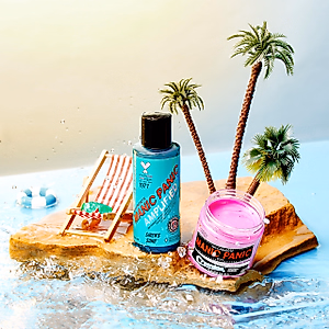 MANIC PANIC Fleurs Du Mal Pastel Pink Hair Dye - Creamtone - Semi-Permanent Pastel Pink Hair Color - Vegan, PPD & Ammonia-Free (4oz)