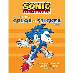 Sonic the Hedgehog: The Official Color by Sticker Book (Sonic Activity Book)