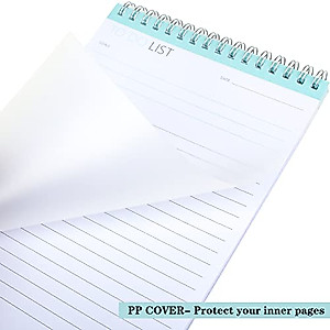To Do List Notepad Daily Planner Notepad 60 Tear Papers with Checklist, 8 x 11 Inch Work Personal Writing Pad. 2 -pack