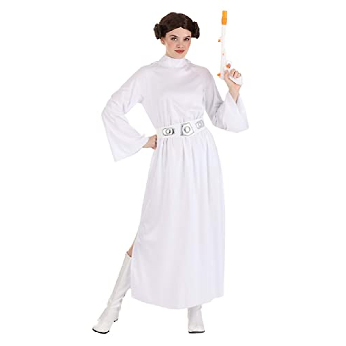 STAR WARS Adult Princess Leia Hooded Costume, Womens Halloween Costume - Officially Licensed Medium