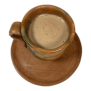 Chocolate Antigua, Handmade Hot Chocolate Drink Powder, Mayan Cacao, Hand Carved with All Natural Ingredients for a Perfect Taza - From San Juan del Obispo, Antigua Guatemala, Brown, 16 Ounces