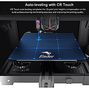 Official 3D Printer CREALITY Ender 3 v2 Neo New Upgrade Version with CR-touch Auto Leveling 95% Pre-Installed Resume Printing and Metal Extruder New 4.3'' Screen 3 steps to assemble,220×220×250mm