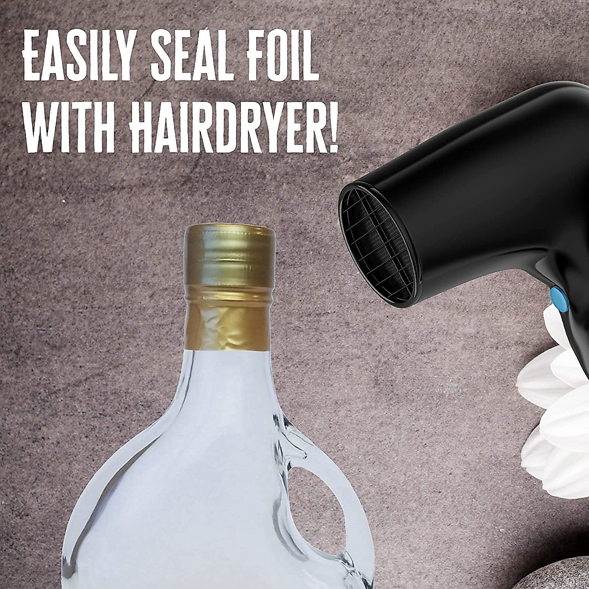 Cornaby's Clear Glass European Styled Bottles - Set of 3, 8oz w/Lid & Gold Seal | Perfect for Gourmet Gift Giving, Salad Dressings, Homemade Juice storage, Oil Cruet, Syrup Dispenser, DIY Project