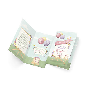 Prime Greetings Happy Birthday Card For Daughter-In-Law, Made in America, Eco-Friendly, Thick Card Stock with Premium Envelope 5in x 7.75in, Packaged in Protective Mailer